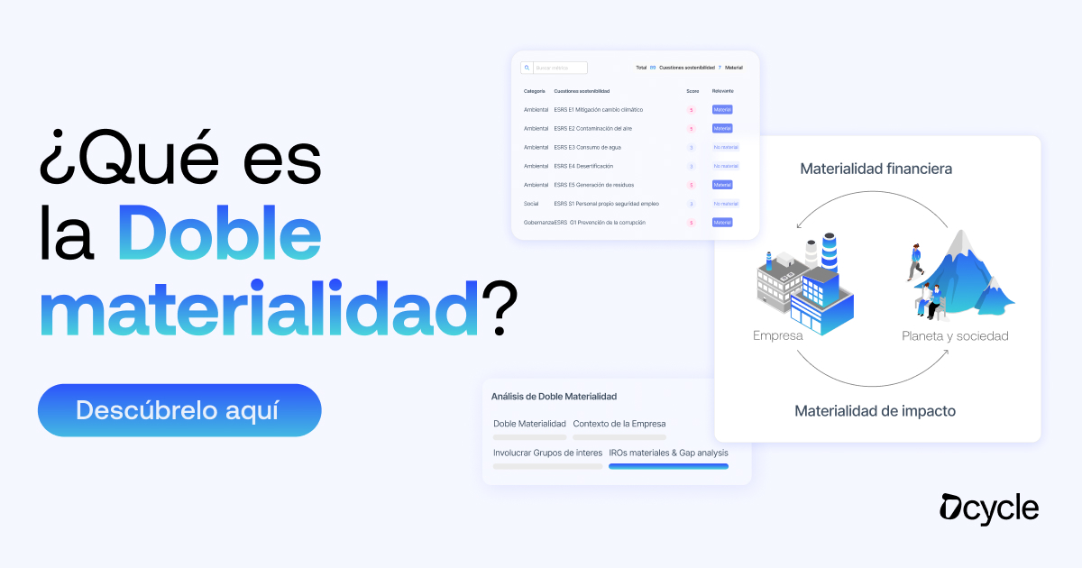 Análisis de Doble Materialidad - La Guía Definitiva | Dcycle